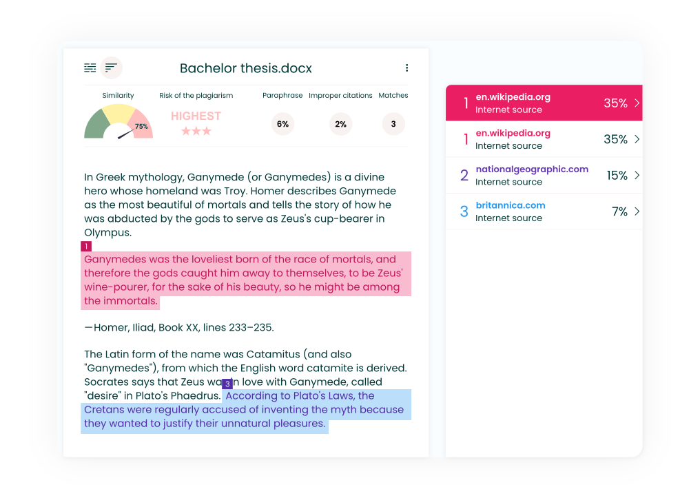 Plag - Detector de plágio e IA